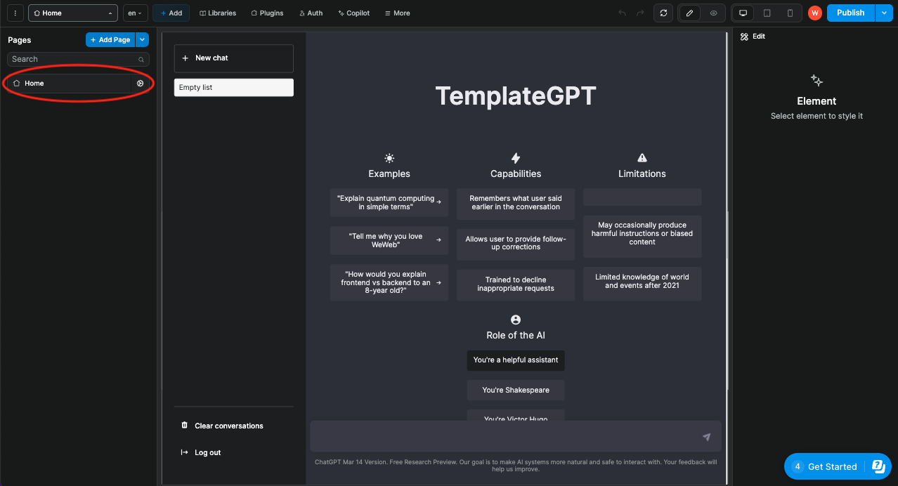 How to Build Your Own ChatGPT Clone With No-Code | WeWeb